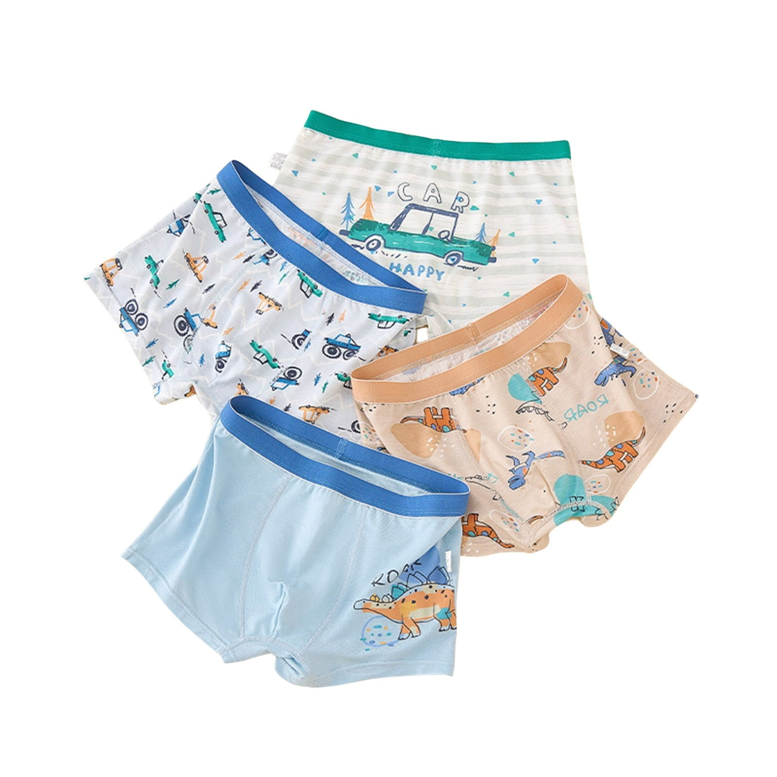 Boys Underwear Underpants Ice Silk Medium Slim Boxers Baby Summer Slim ...
