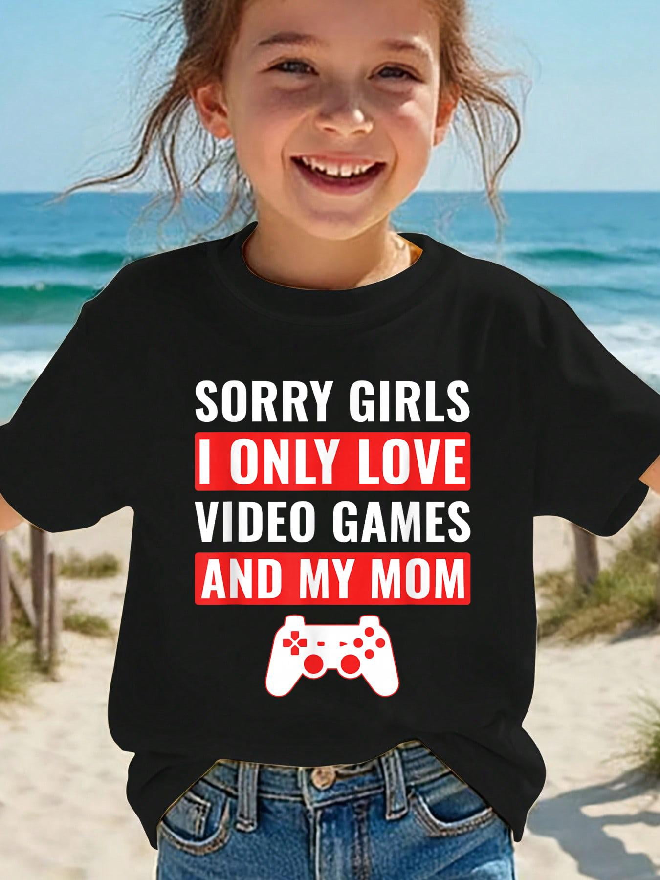 Boys Valentine's Day Shirt Kids Video Games Gamer Youth Kids T-Shirt ...