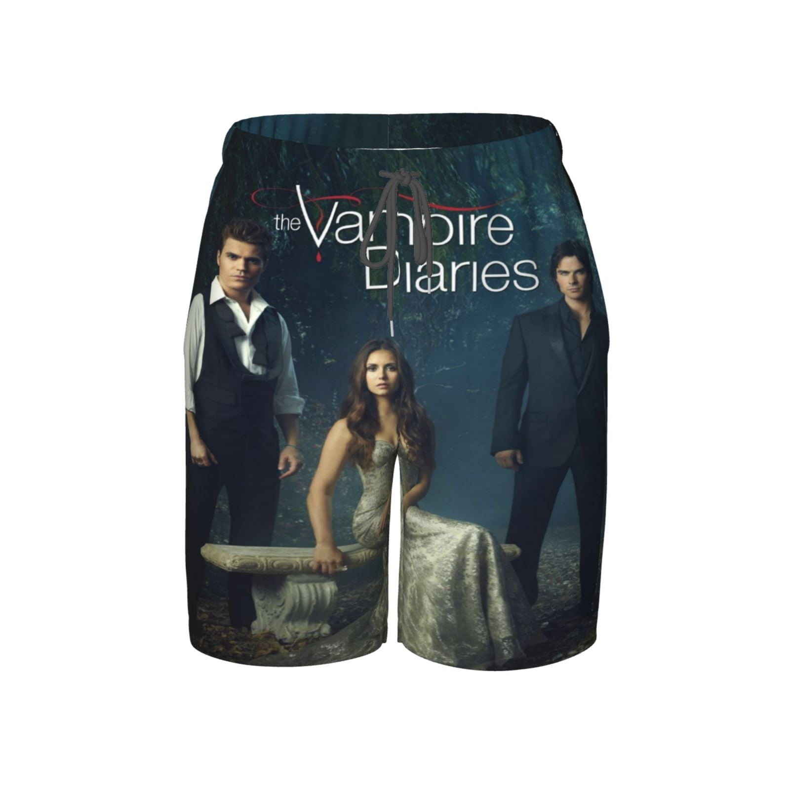 Boys Vampire Diaries Swim Trunks Mesh Liner Swim Shorts Quick Dry ...