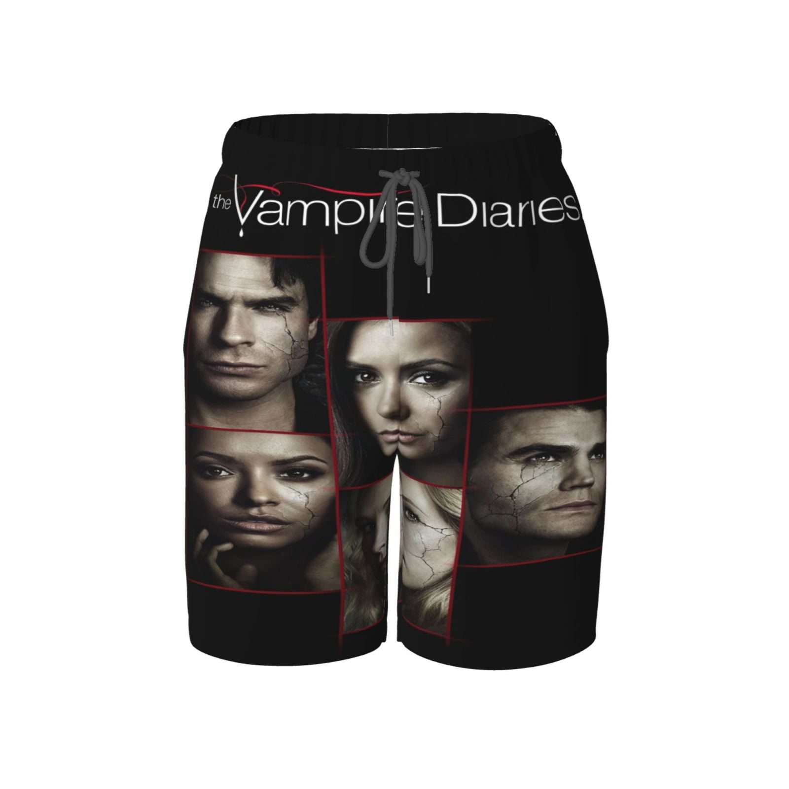 Boys Vampire Diaries Swim Trunks Mesh Liner Swim Shorts Quick Dry ...