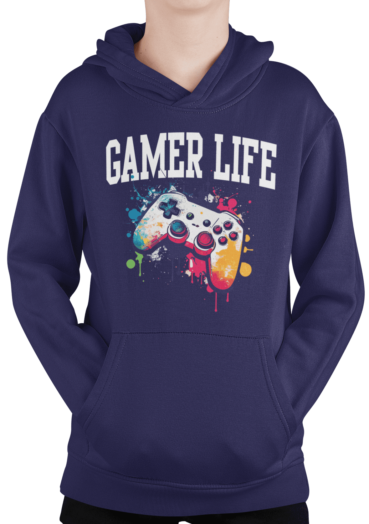 Boys Video Gamer Hoodie Gaming Print Pullover with Pockets Fleece S-XL ...