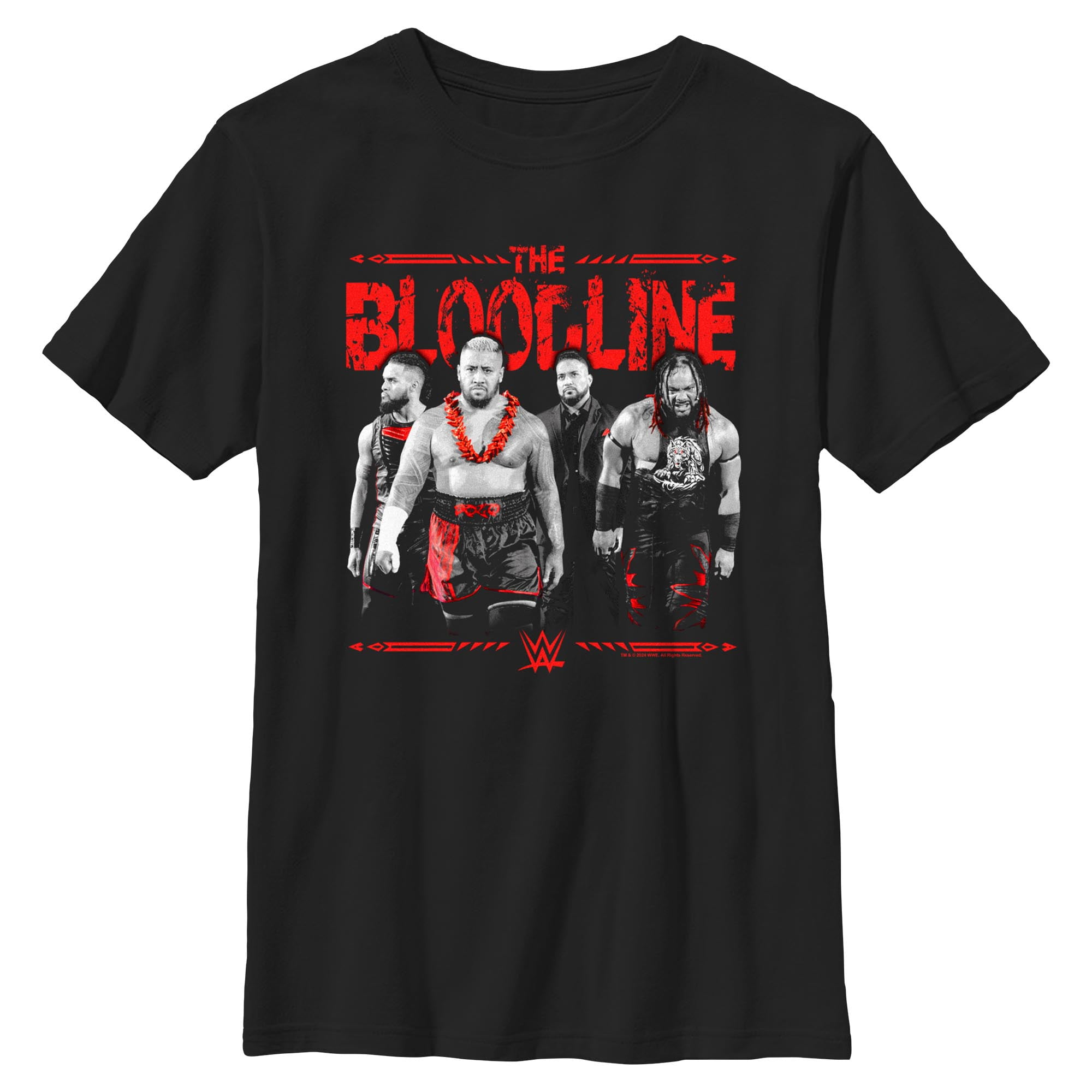Boys WWE The Bloodline Team T Shirt - Walmart.com