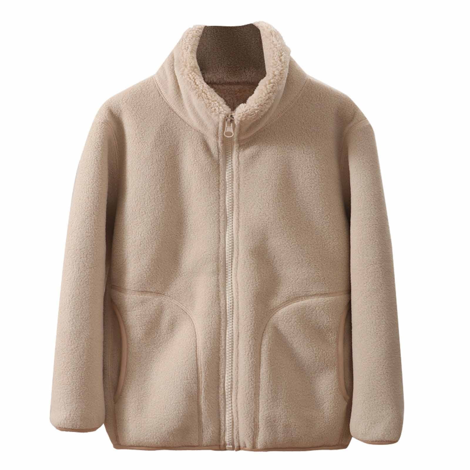 Boys Warm Windproof Thickened Padded Jacket Stand Up Collar Parent ...
