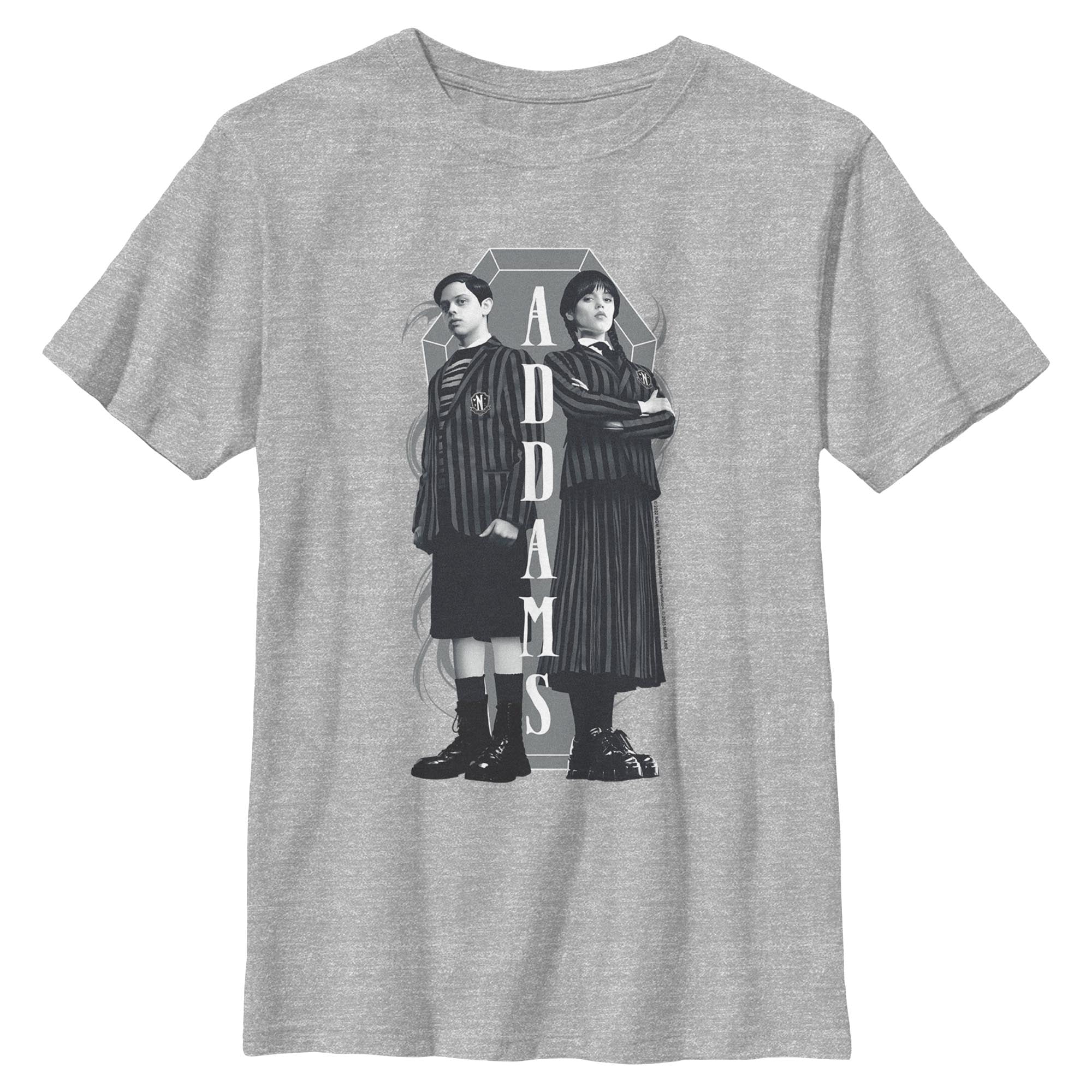Boys Wednesday Addams Siblings T Shirt - Walmart.com