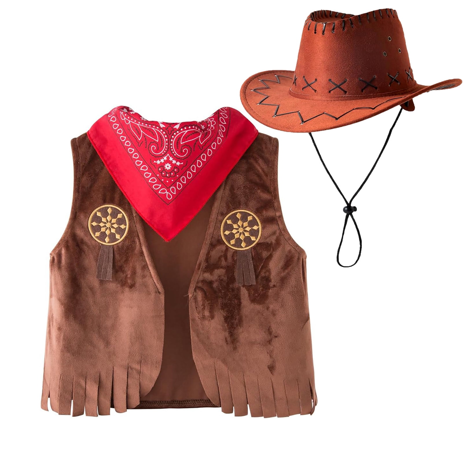 Boys Western Cow Roleplay 3Pcs Set Roleplay Event Dress Up Parties ...