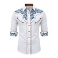 Boys Western Cowboy Print Long Sleeve Casual Button Down Shirt Top for ...