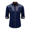 Boys Western Cowboy Style Long Sleeve Print Button Down Casual Shirt ...