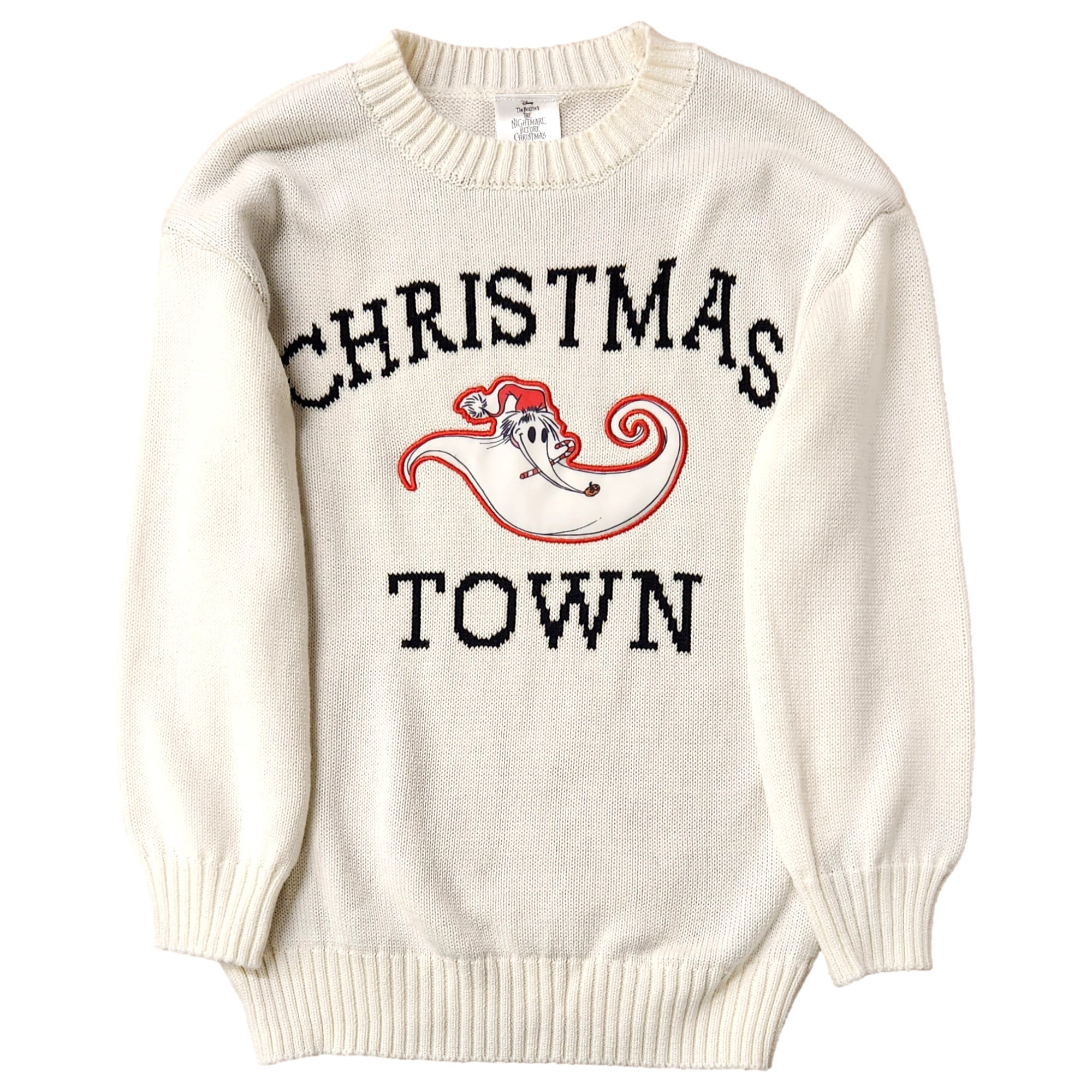 Boys White Nightmare Before Christmas Zero Holiday Sweater X-Large ...