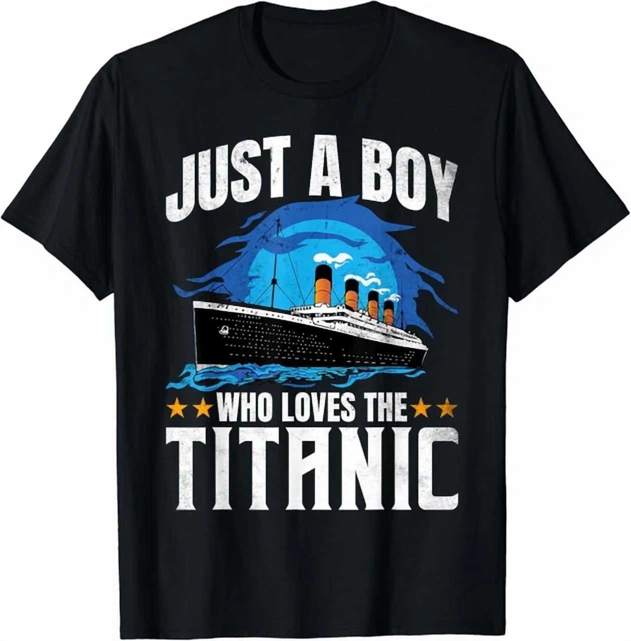 Boys Who Just Love The Rms Titanic Tee Shirts Gift Unisex T-Shirt ...