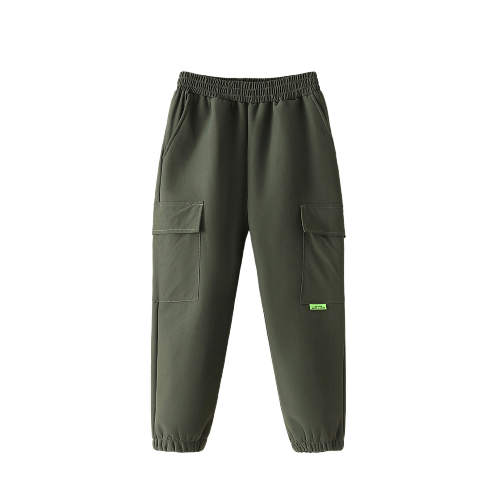 Boys Winter Cargo Pants Thermal Insulated Trousers for Kids Cold ...