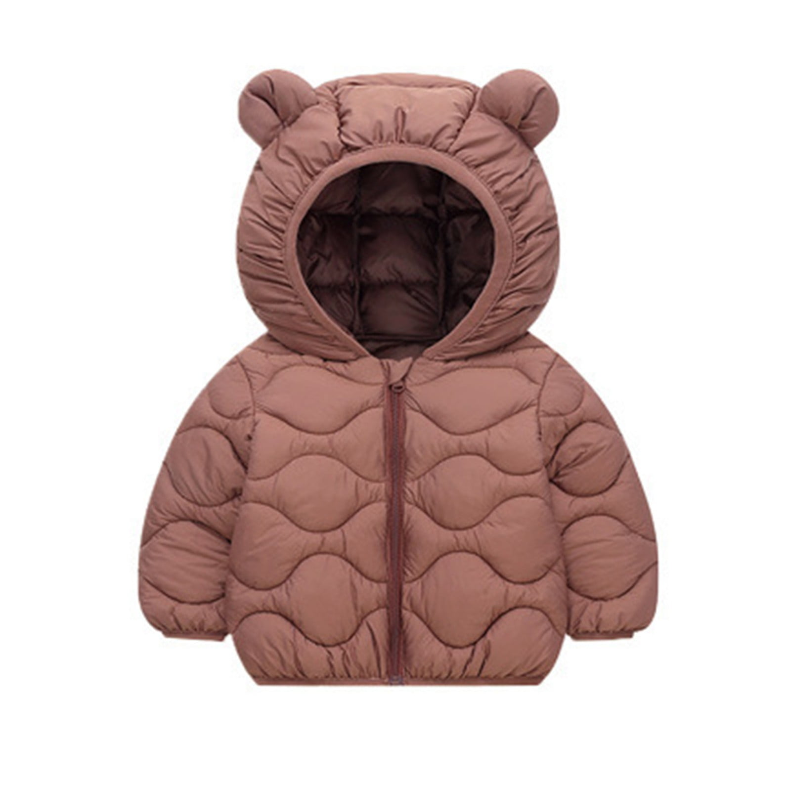Boys Winter Coat Winter Down Coats for Kids Baby Boys Girls Light Puffer Padded Jacket Bear ...