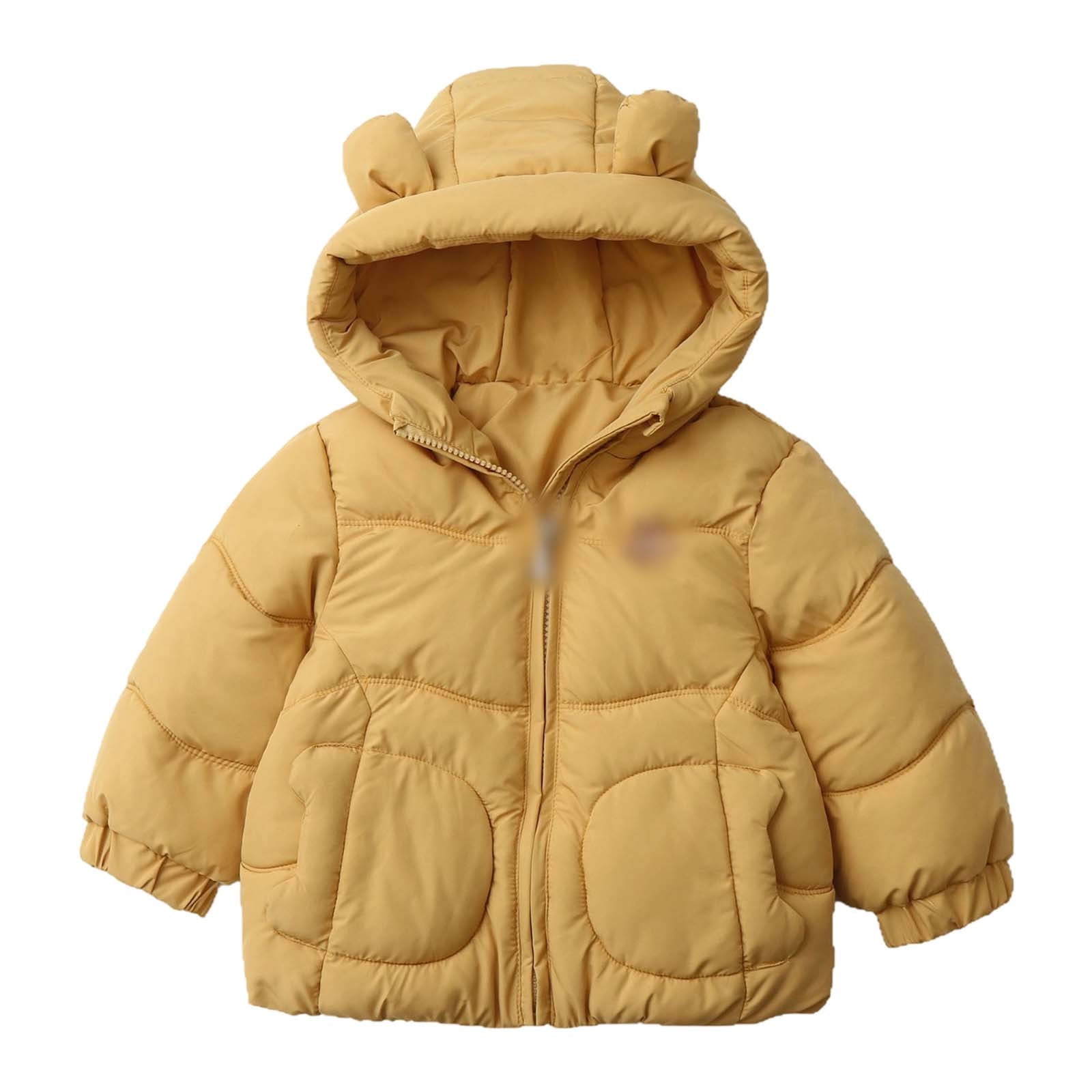 Boys Winter Down Padded Jacket With Thick Insulated Hooded Coat For ...