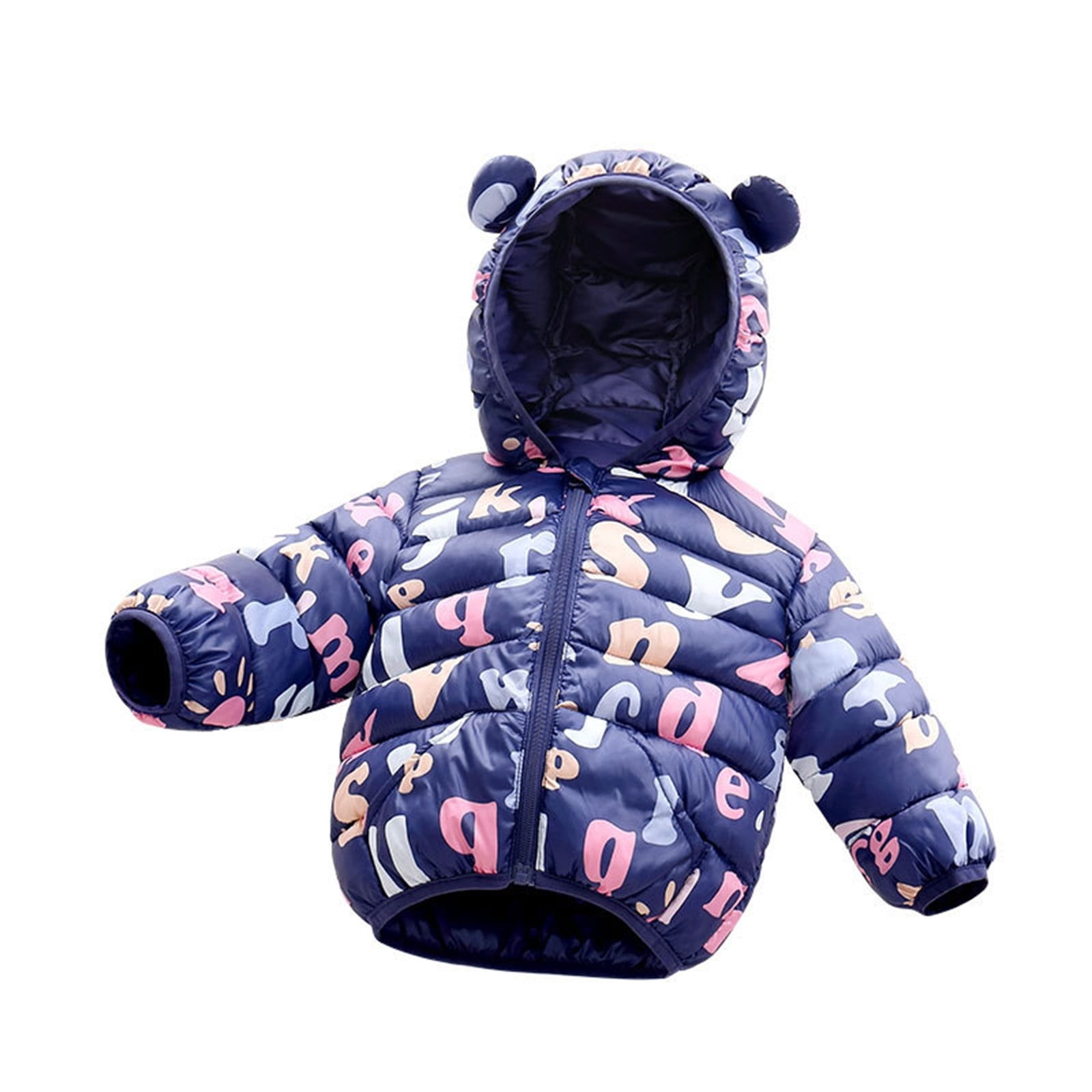 Boys Winter Jacket Toddler Kids Baby Girls Warm Outerwear Cartoon ...