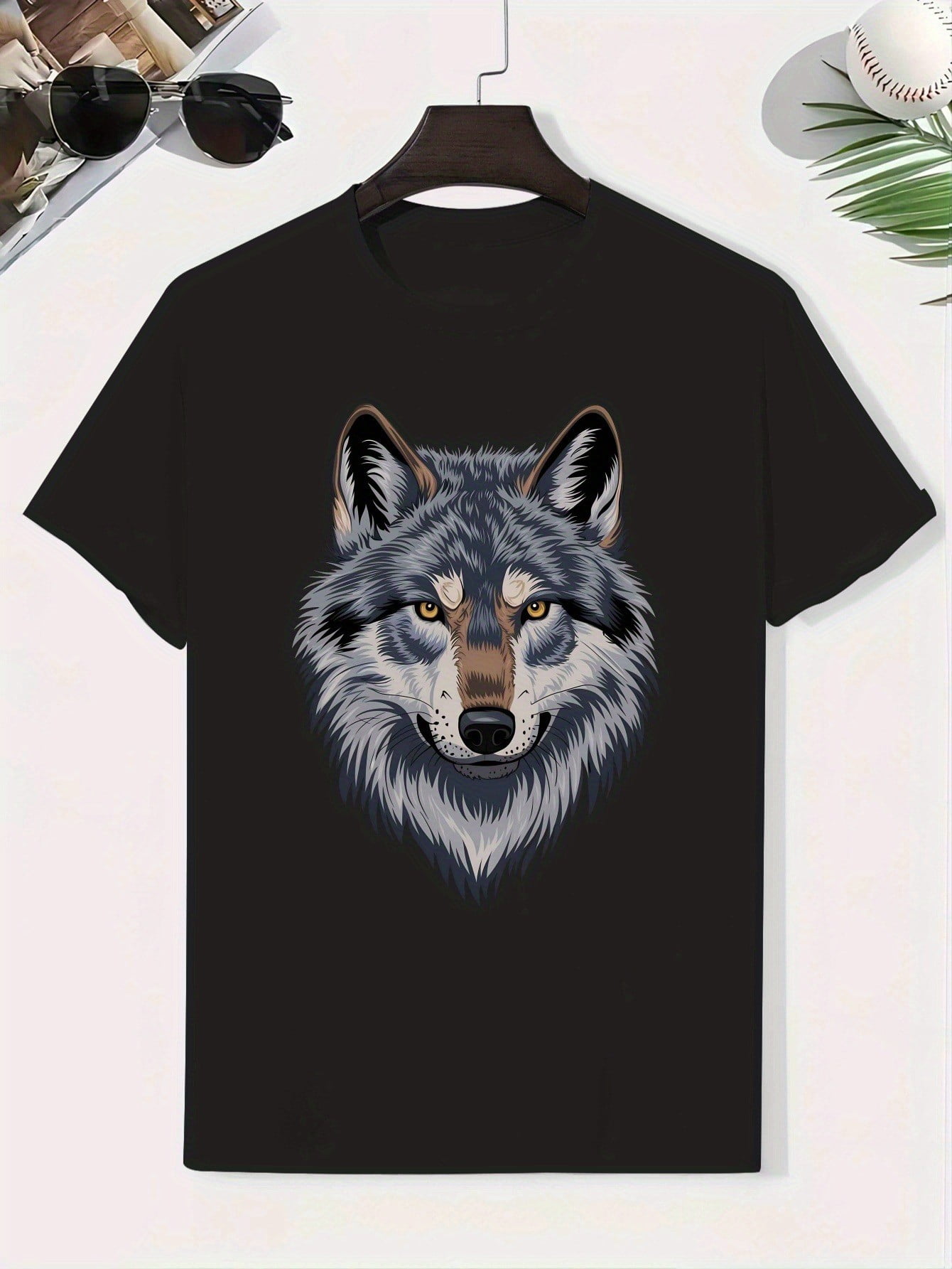 Wolf Head Graphic Boys T-Shirt - Soft Cotton, Lightweight & Comfortable ...