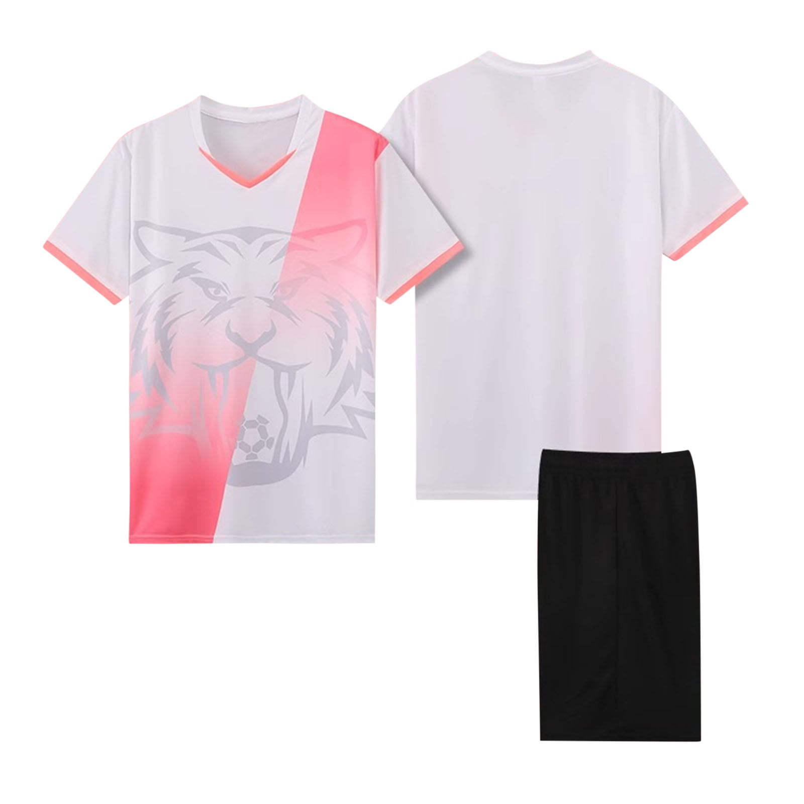 Boys Youth Basketball Jersey for Kids Short Sleeve Quick Dry Active ...