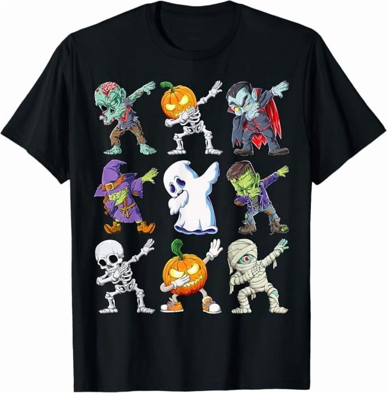 Boys Zombie Scary Pumpkin Mummy T-Shirt - Walmart.com