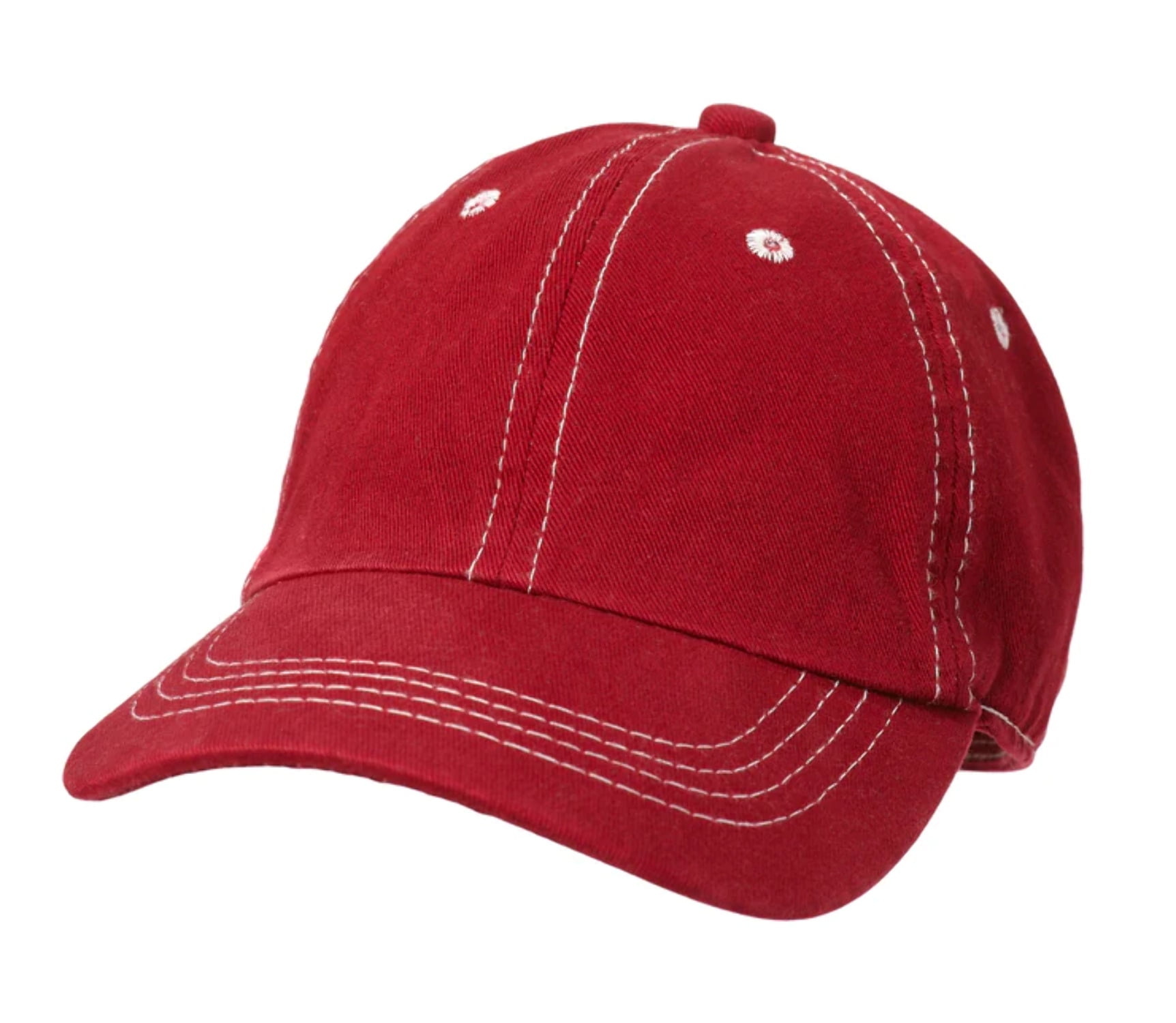 Boys and Girls 100% Cotton Twill UPF 50+ Baseball Hat (Dyed Finished in ...