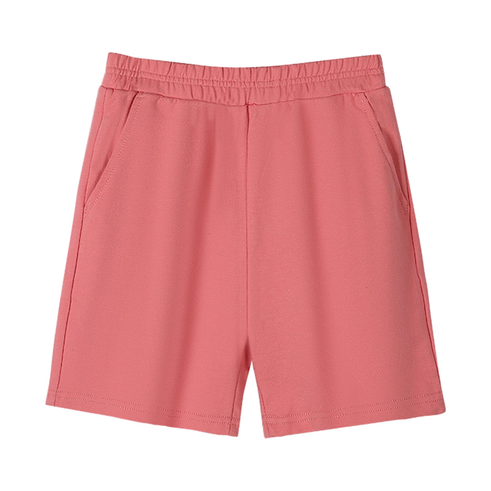 Boys and Girls Casual Athletic Shorts, Breathable Elastic Waist Shorts ...