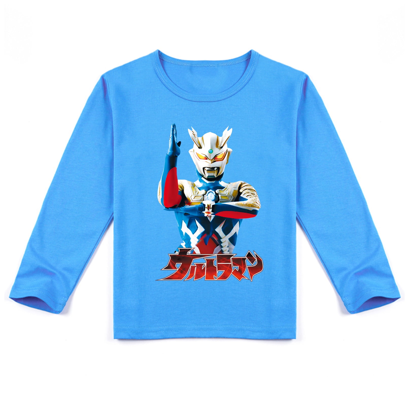 Boys and Girls Comfy Ultraman Long Sleeve Tee: Cool Print, Ideal for ...