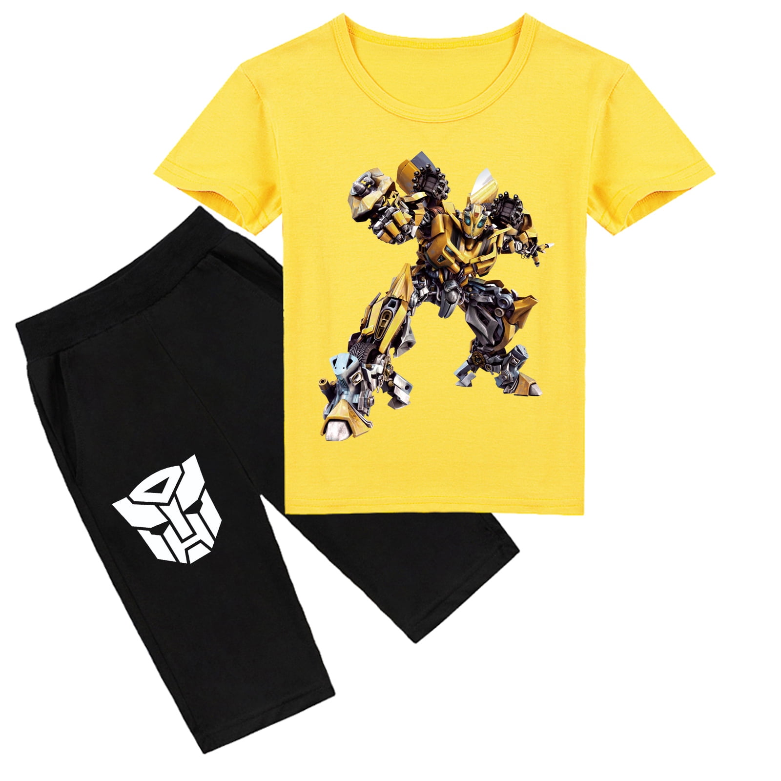 Boys and Girls' Cool Summer Look: Transformers Cotton Short Sleeve T ...