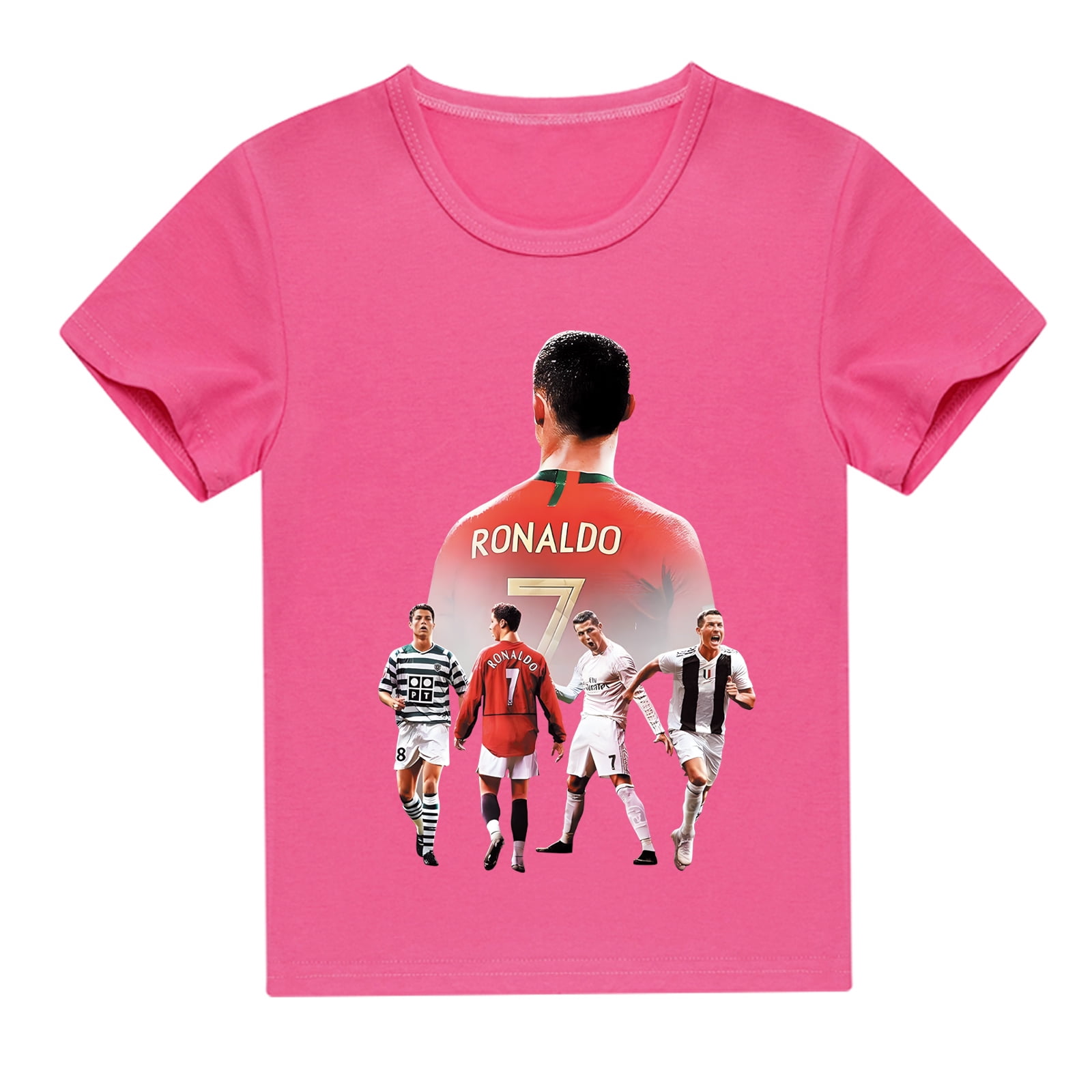 Boys and Girls' Cotton Crew Neck Short - Sleeve T - shirts with ...