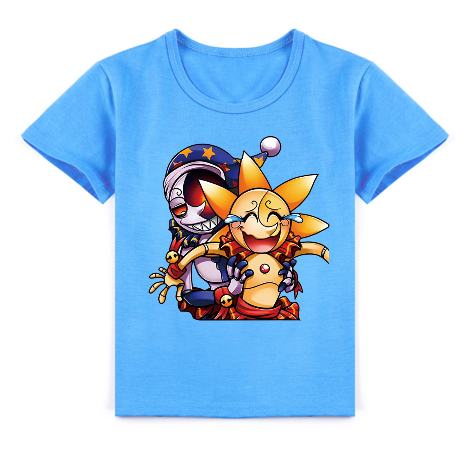 Boys and Girls' Cotton T - shirts with Sundrop and Moondrop, Short ...