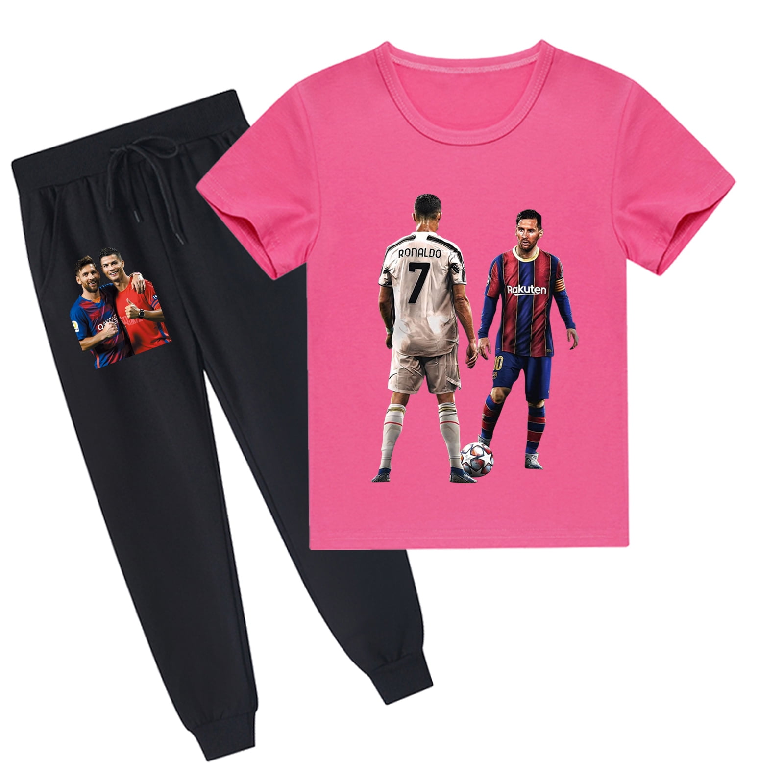 Boys and Girls' Cristiano Ronaldo Summer Cotton Short Sleeve T-shirt ...