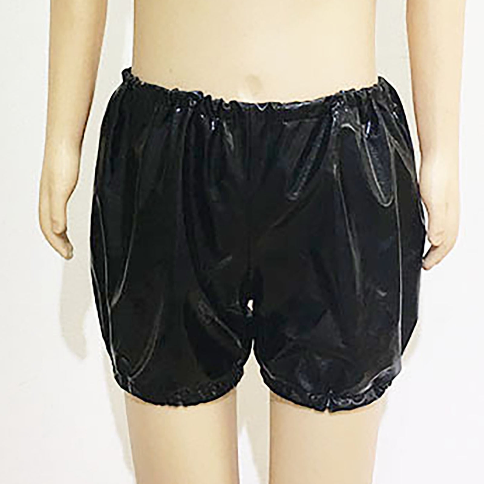 Boys and Girls Metallic Shorts Shiny Dance Hot Pants Sparkly Athletic ...