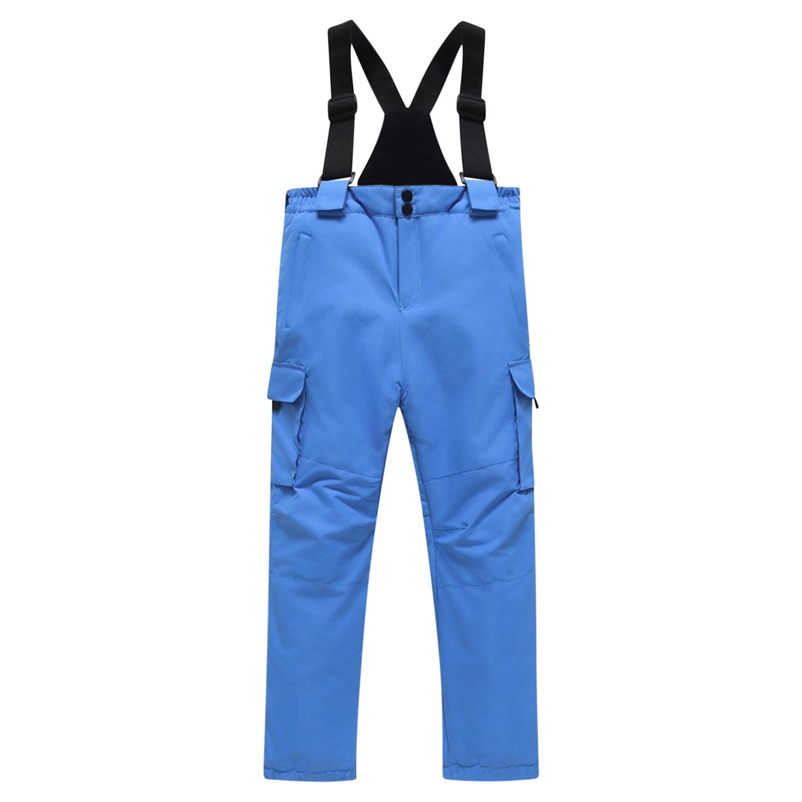 Boys and Girls Snow Bib - Insulated Waterproof Snow Pants Ski Snowboard ...