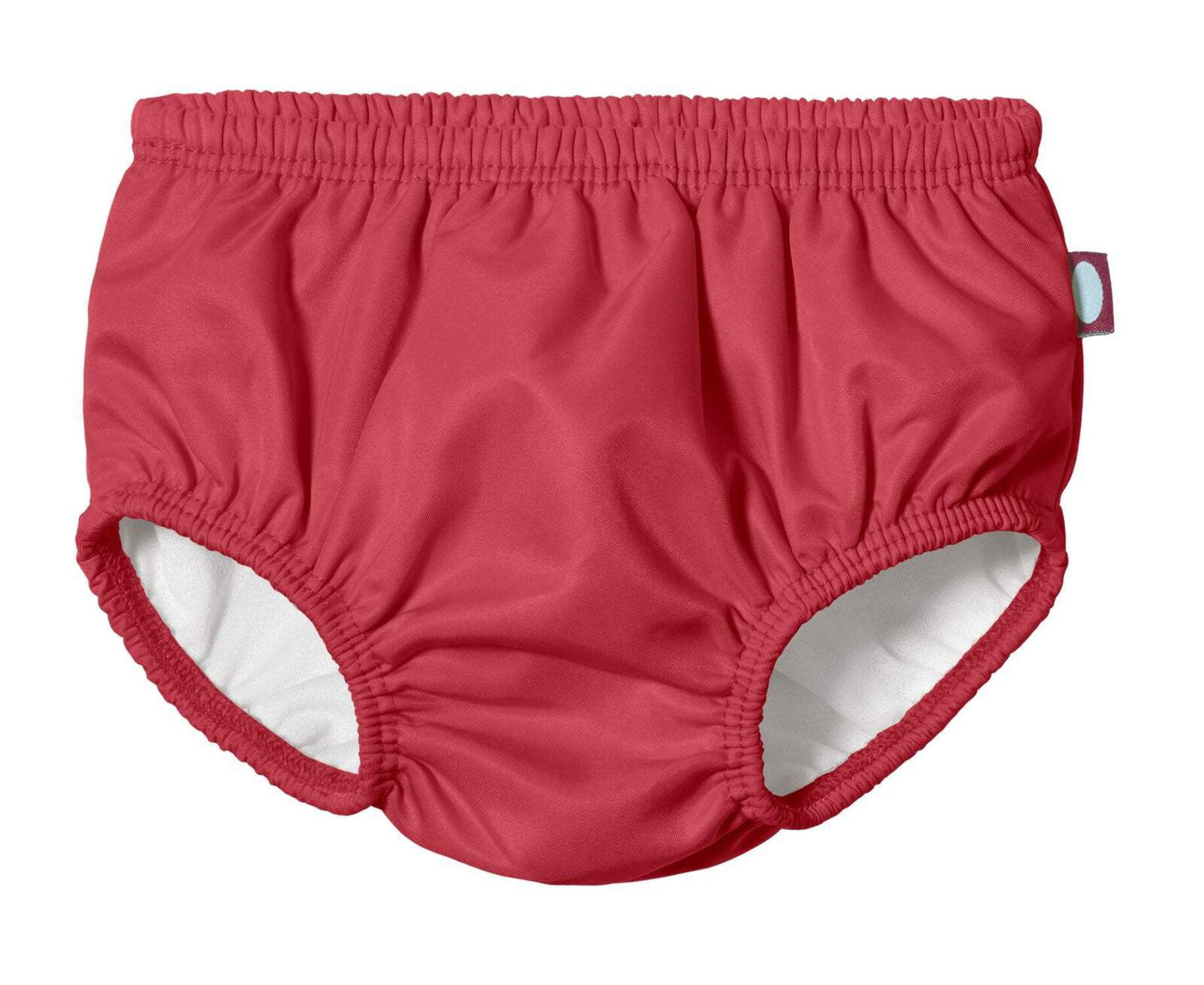Boys and Girls UPF 50+ Swim Diaper Cover | Red - Walmart.com