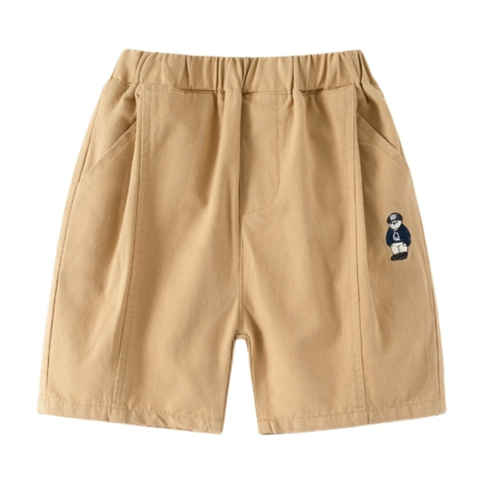 Boys and Kids' Shorts Sport Solid Color Summer Elastic Waist Pockets ...
