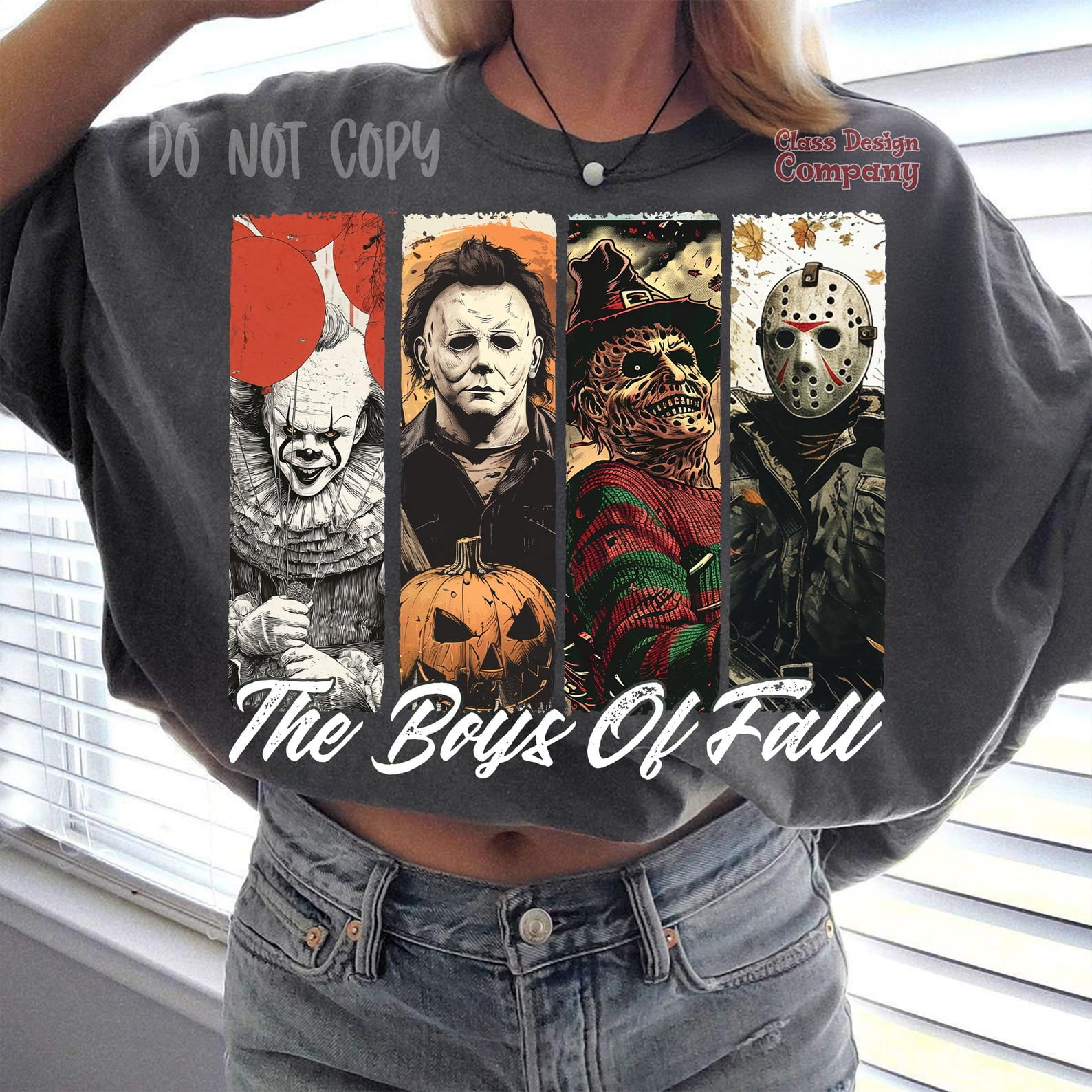 Boys of Fall Horror tshirt, Halloween Sublimation tshirt, Scary Movie ...
