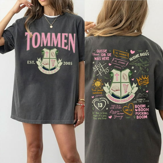 Boys of Tommen Two Sided Shirt For Fan, Tommen College T Shirt ...