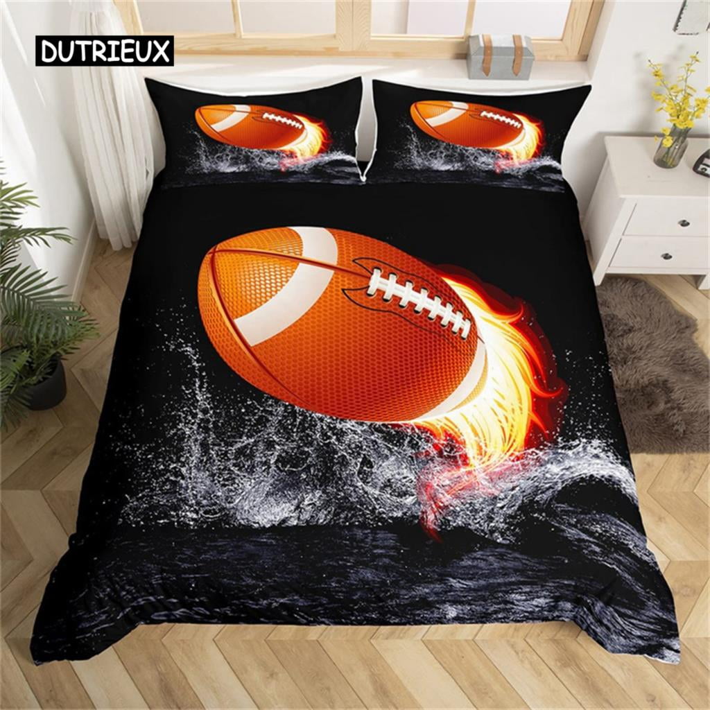 Boys or Girl 3D Football Duvet Cover Set Comforter Cover Ball Sport ...