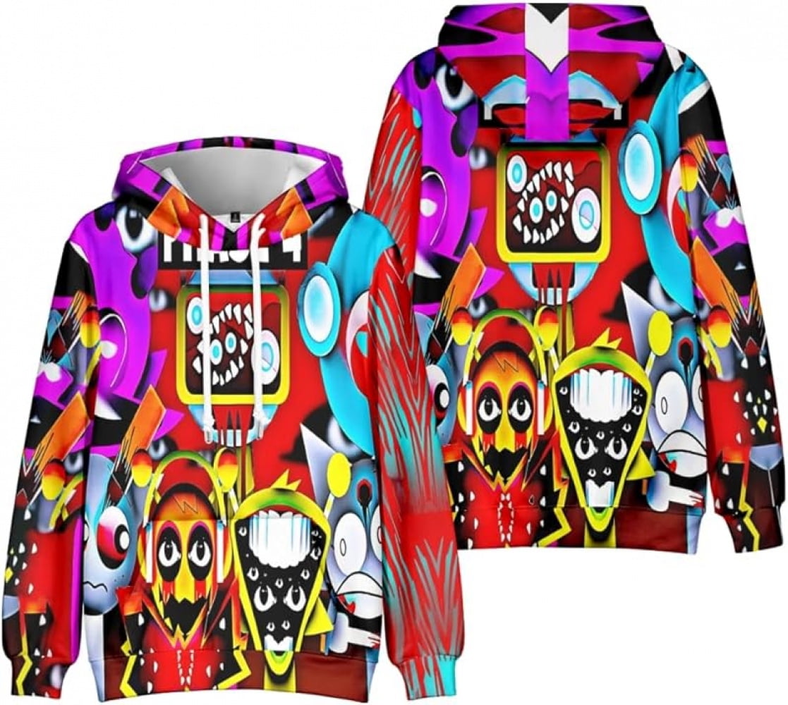 Boys sprunki 3D figure printed sweatshirt for Fans Gift kids sprunki ...