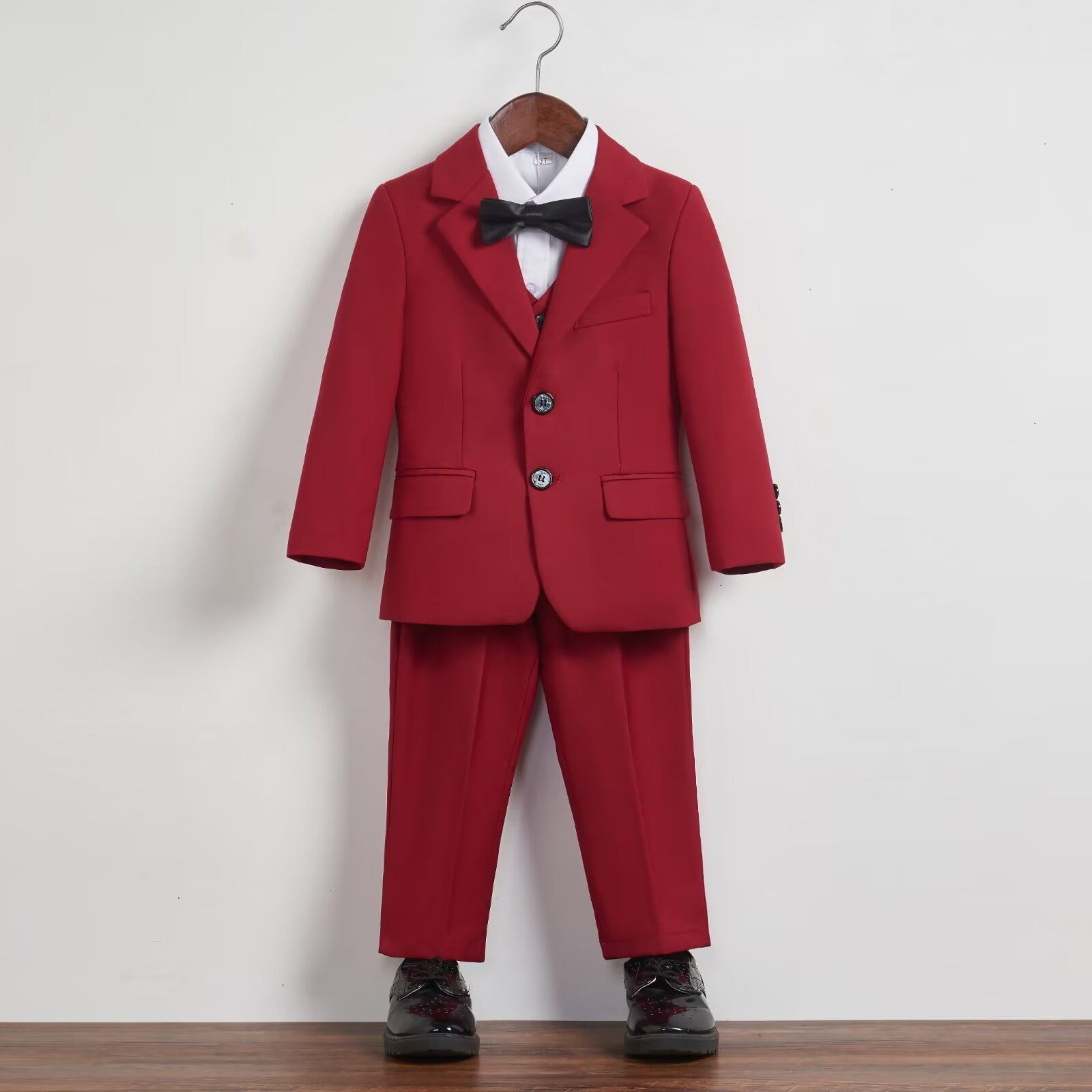 Boys suit Slim Fit 5 Piece, Adjustable Waist, Boys Formal Suit with ...