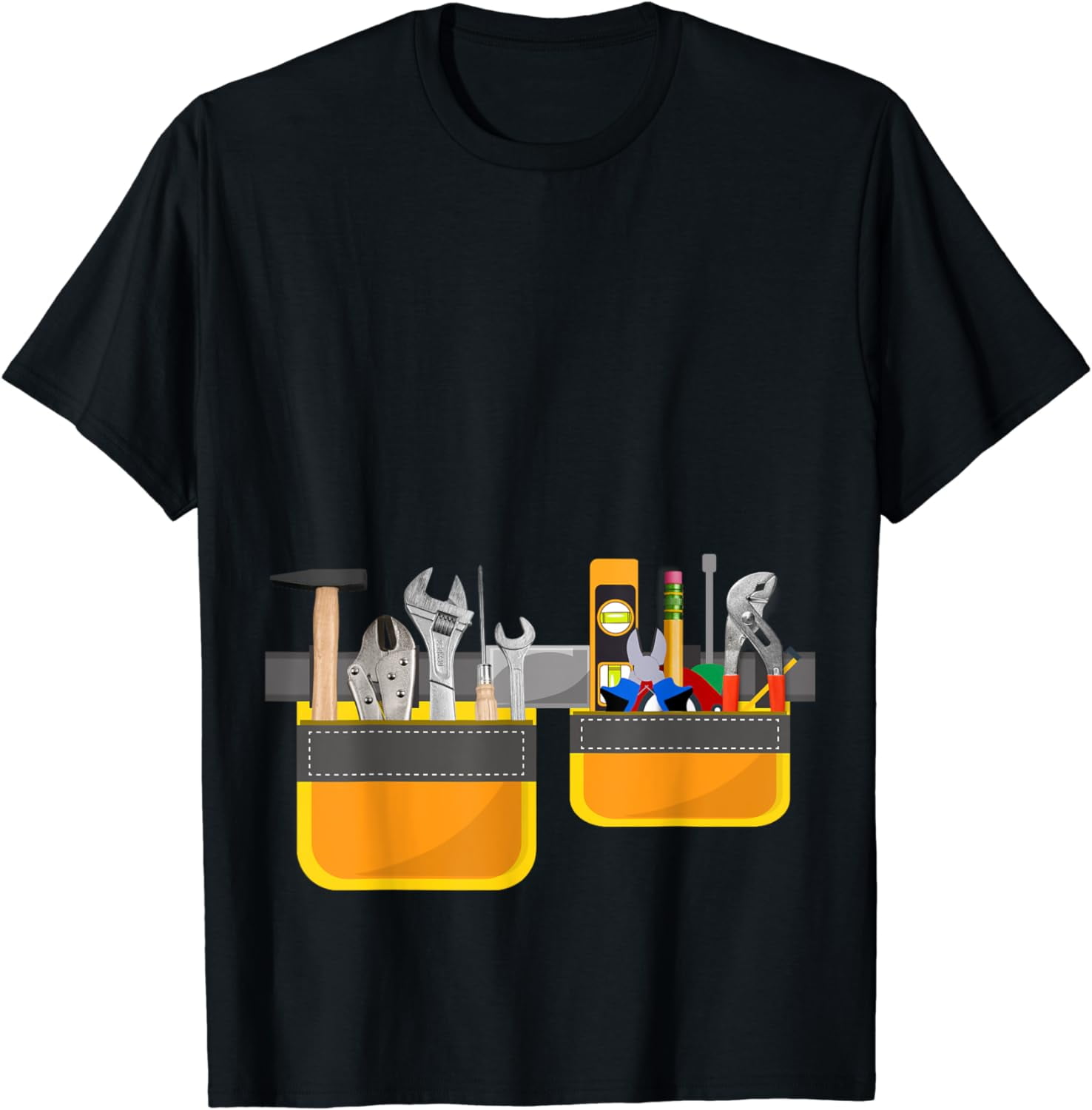Boys tool belt easy builder costume construction T-Shirt - Walmart.com
