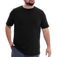 Boyscolos Men's Big & Tall Oversized Raglan Crew Neck Short Sleeve T ...