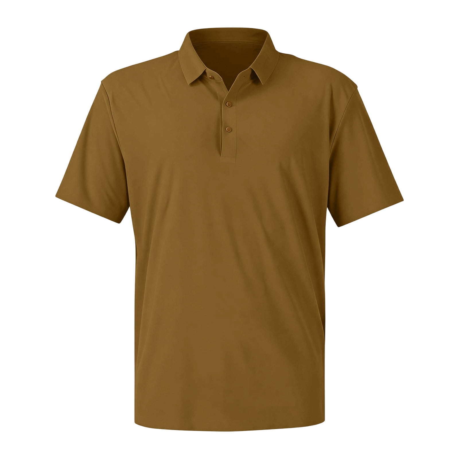 Boyscolos Men's Slim Fit Lightweight Breathable Knit Short Sleeve Polo ...