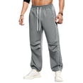 Boyscolos Mens Linen Pants Yoga Beach Loose Fit Casual Summer Elastic ...