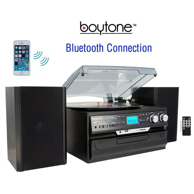 Boytone BT-24DJB Home Turntable System - Walmart.com