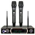 Boytone BT-54UM Dual Dynamic UHF Wireless Microphone System, Metal ...