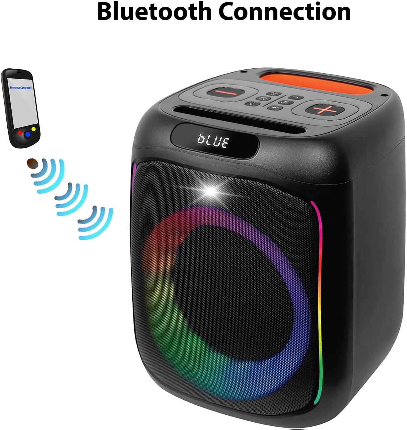 Boytone BT-63K Bluetooth Karaoke Machine - Portable Outdoor Wireless ...