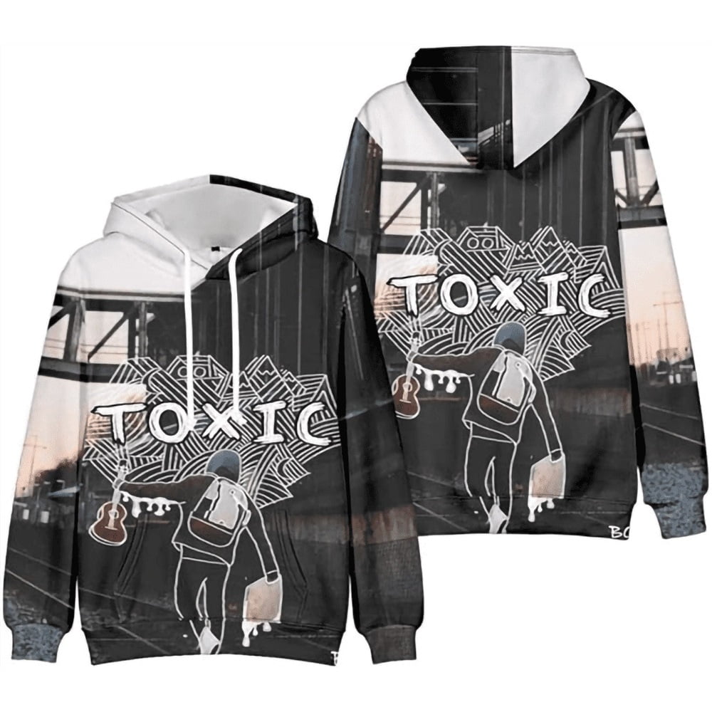 Boywithuke Burnout 2025 World Tour Drawstring Pocket Sweatshirt Men ...