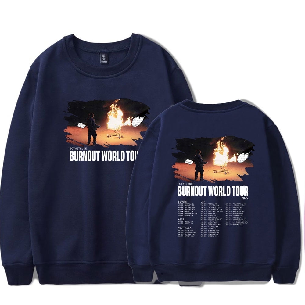 Boywithuke Burnout 2025 world tour support clothing Men's and Women's ...