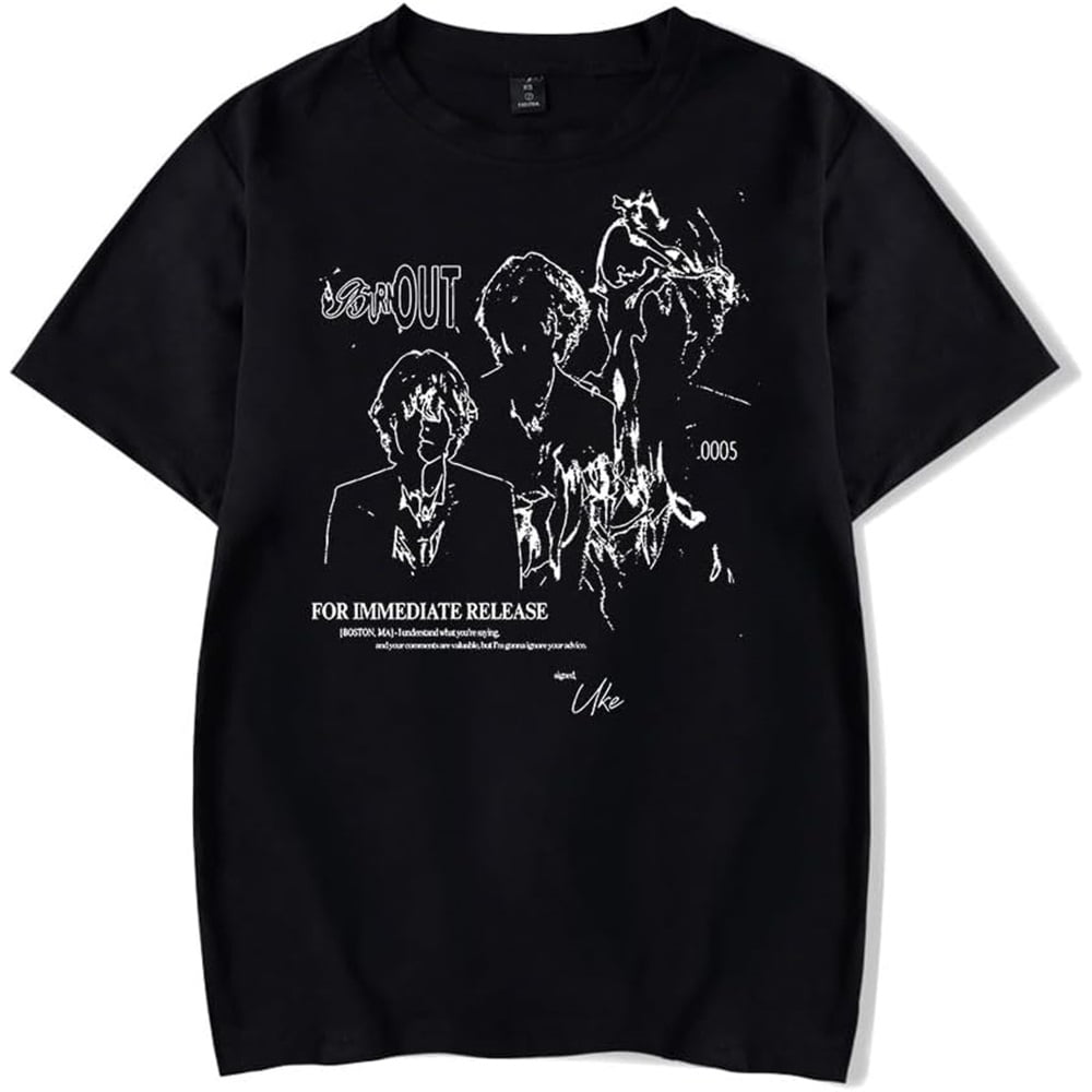Boywithuke Burnout Merch Short Sleeve T-shirt Unisex Fashion Crew Neck ...
