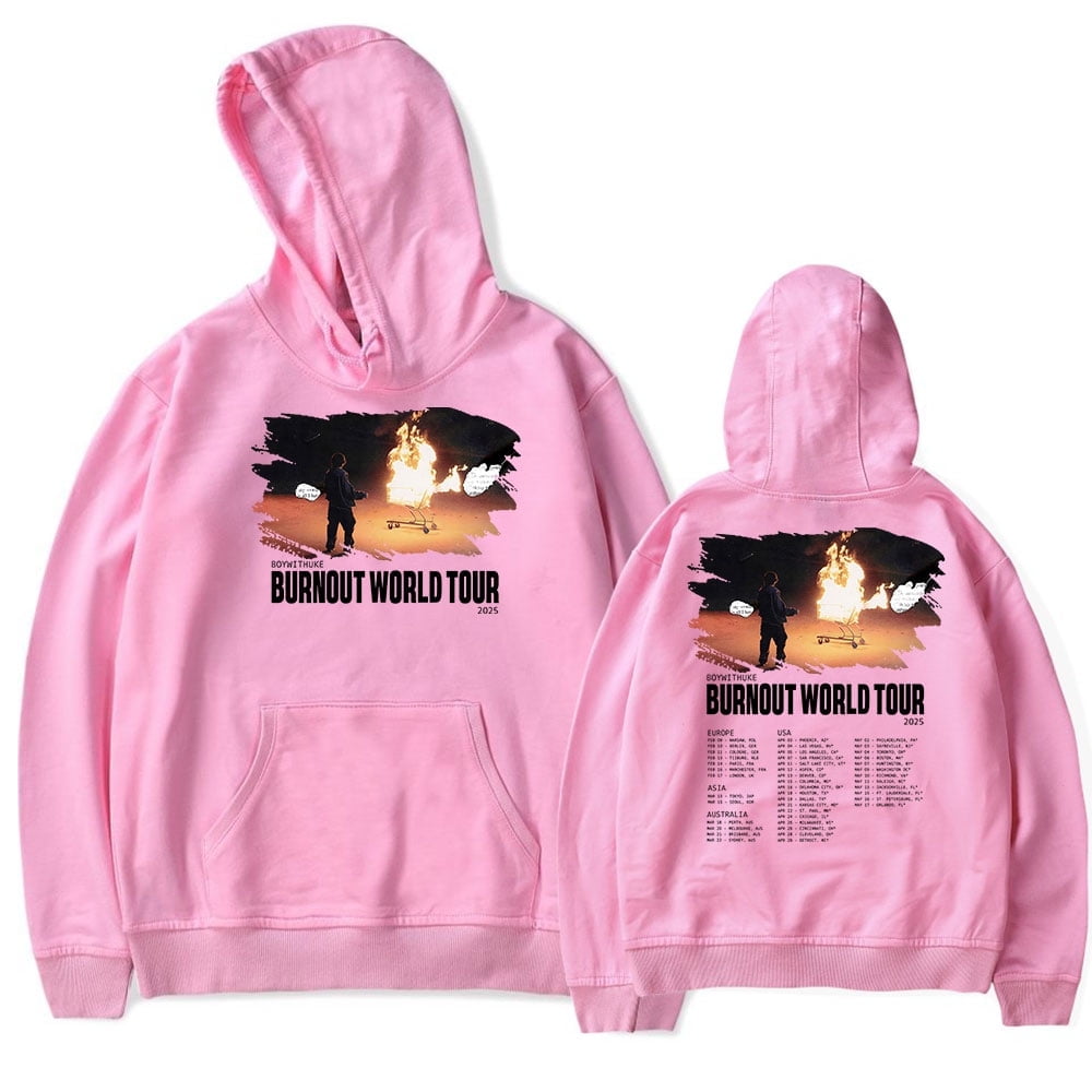 Boywithuke Burnout World Tour 2025 Hoodie Merch Men/Women Unisex Long ...