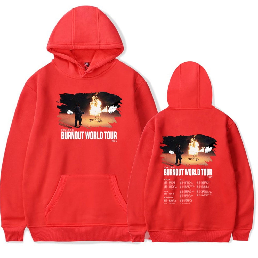 Boywithuke Burnout World Tour 2025 Hoodie Merch Men/Women Unisex Long ...