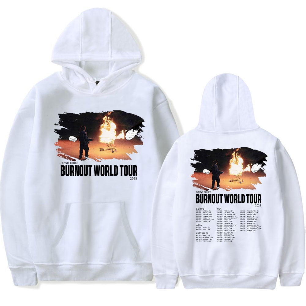 Boywithuke Burnout World Tour 2025 Hoodie Merch Men/Women Unisex Long ...