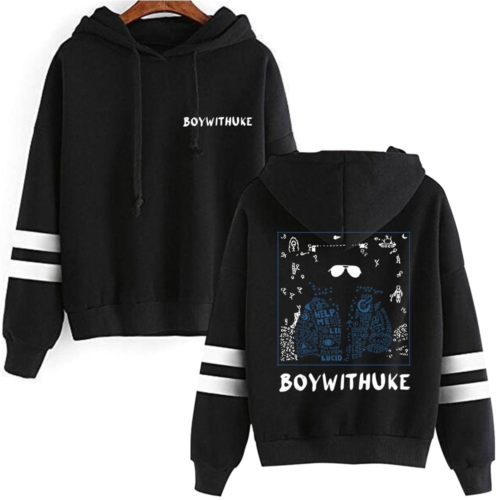 Boywithuke Hoodie Casual Sports Pullover Men's and Women's Long Sleeve ...